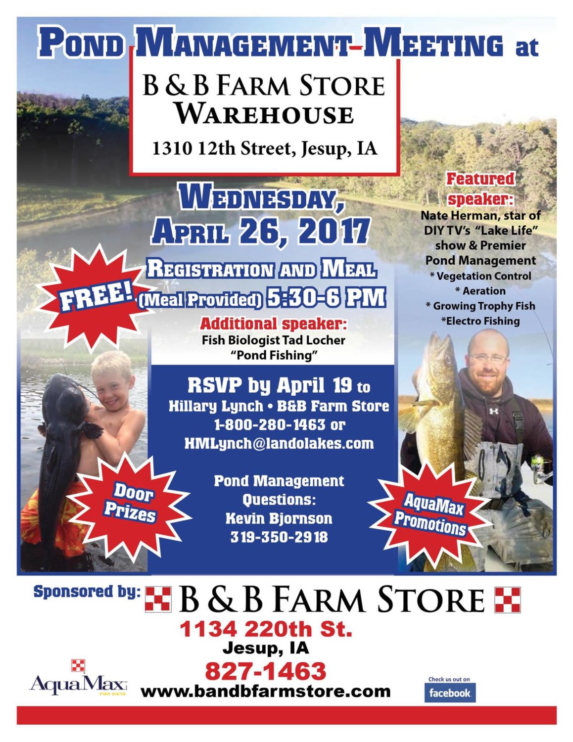 Spring 2017 Pond Management Meeting | Bjornsen Pond Management