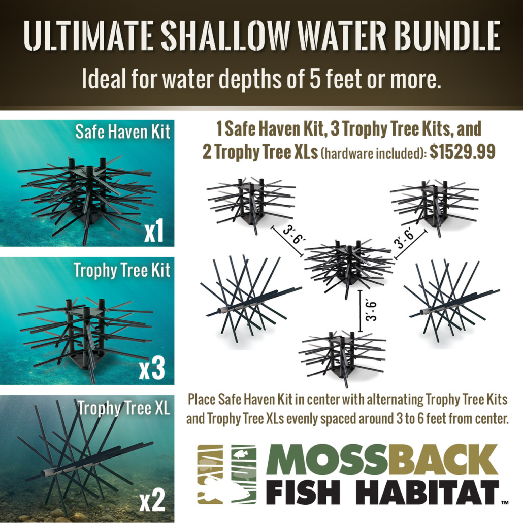 Mossback Ultimate Shallow Water Bundle | Bjornsen Pond Management