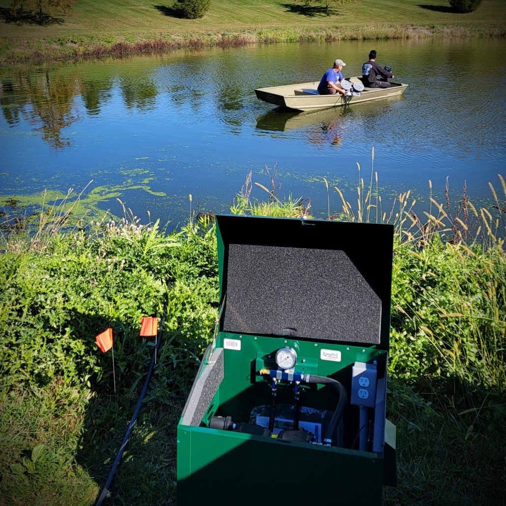Installing an Aeration System | Bjornsen Pond Management