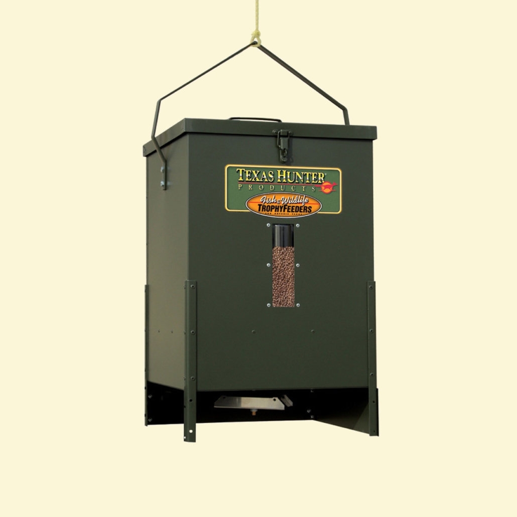 Texas Hunter Hanging Fish Feeder With Hanging Bracket | Bjornsen Pond ...