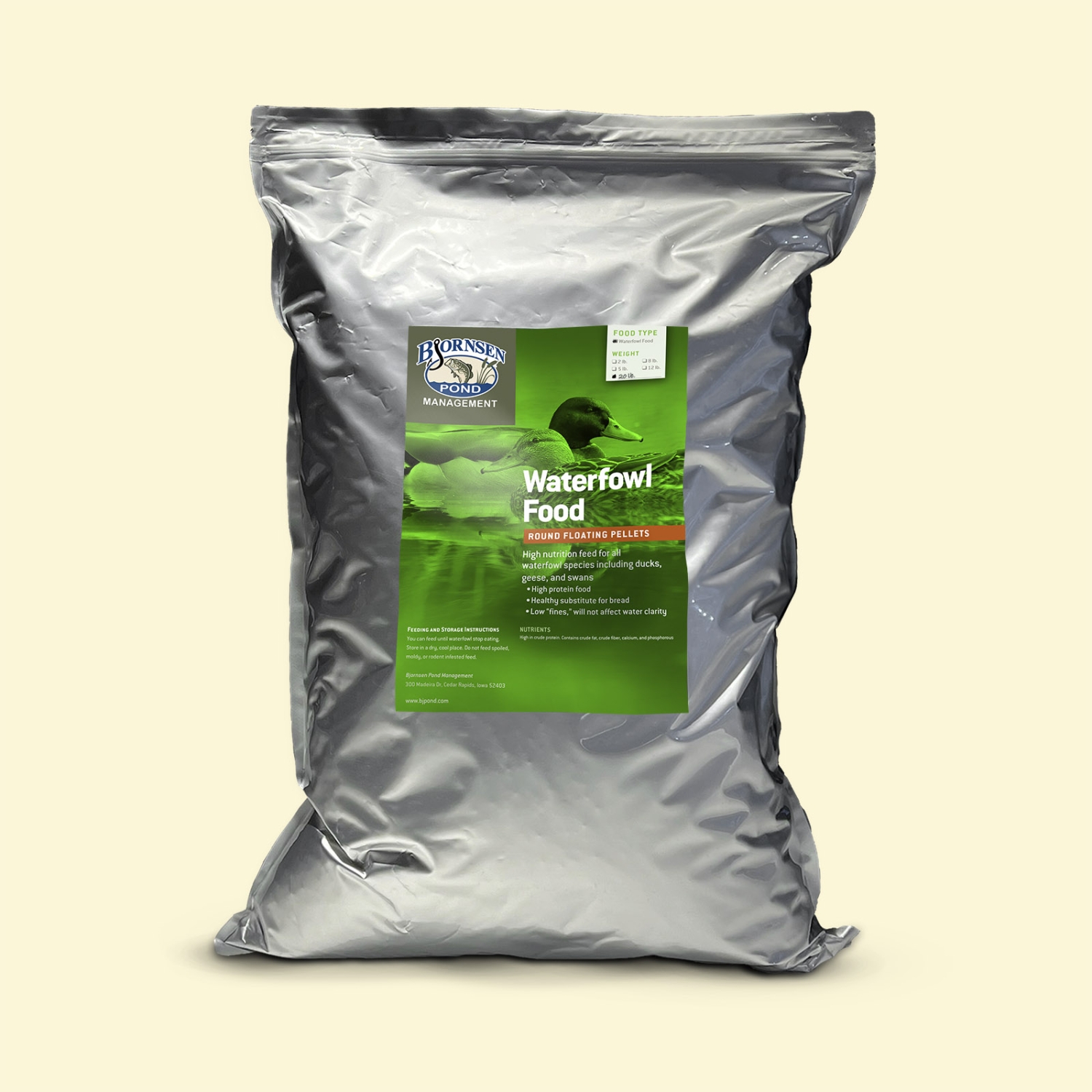 Waterfowl Food: High-Protein, Perfect for Dabbling Feeders | Bjornsen ...